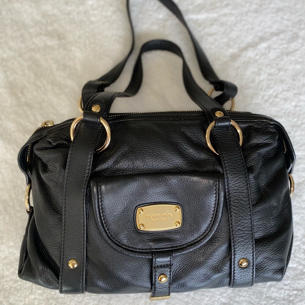 Mk Pebbled Leather Bag - Gem